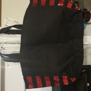 Victoria's Secret | Bags | Victorias Secret Black And Red Bag Nwt ...